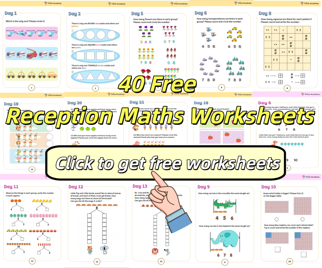 Reception Maths Worksheets 2026: EYFS Guide for Parents - Think Academy ...