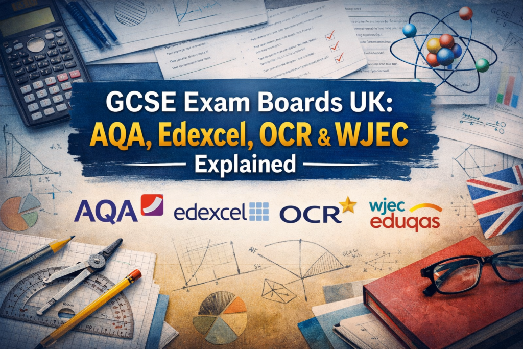 GCSE Exam Boards UK: AQA, Edexcel, OCR & WJEC Explained